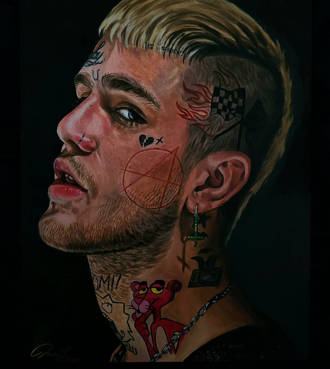 June 2025 Fan Art – Official Website of the Estate of Gustav Ahr / Lil Peep